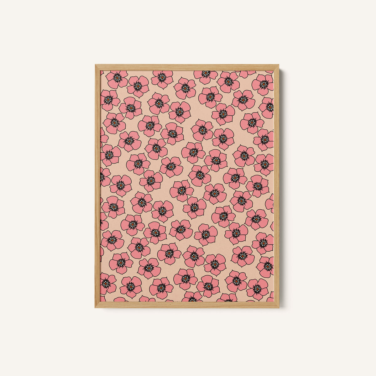 1970s Flower Wallpaper: Buy Cheerful Wall Art Prints Online in the UK ...